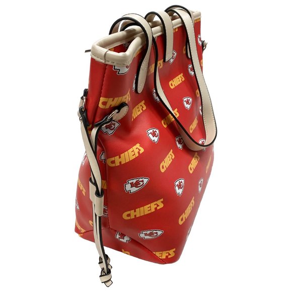 Bags | Nfl Kansas City Chiefs Patterned Tote Bag | Poshmark